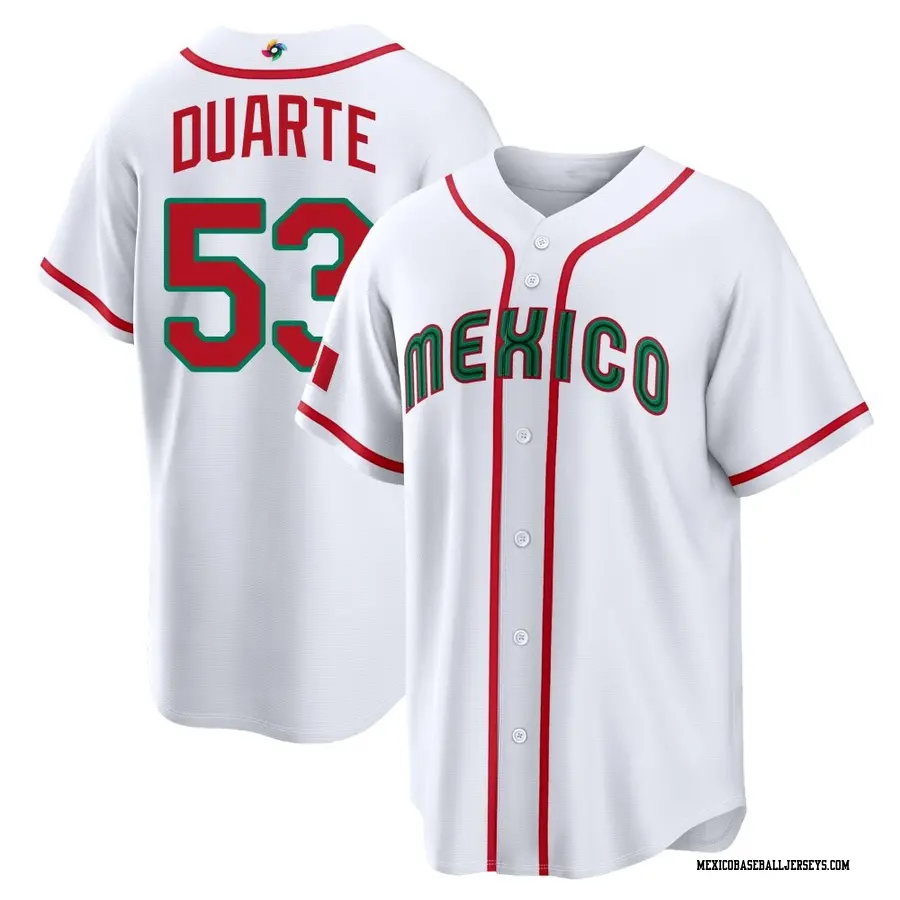 Mexico Baseball Men's Daniel Duarte 2026 World Classic Home Stadium ...